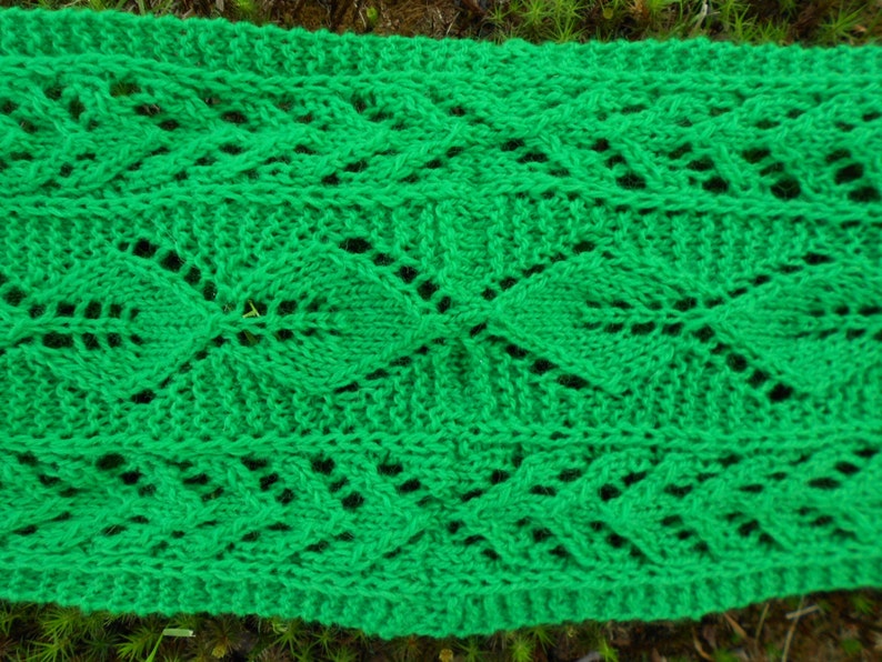Lacy Apple Leaf Scarf - Etsy