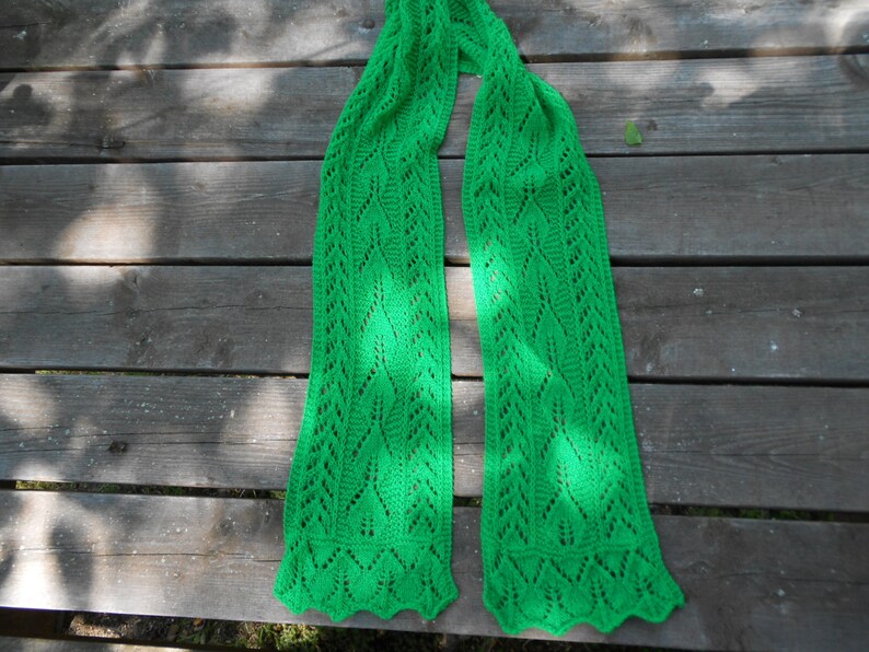 Lacy Apple Leaf Scarf - Etsy
