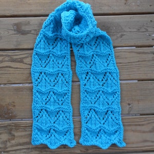 Airy Leaves Lace Scarf - Etsy