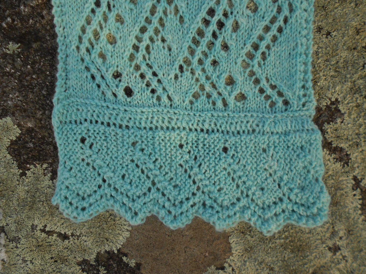 Rivers of Ice Lace Scarf - Etsy