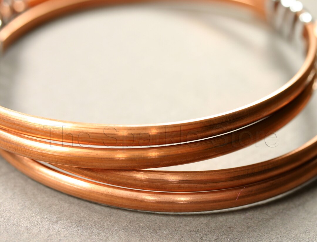 6ga Half-round Copper Wire, Dead Soft, 1/2 Round, Bangle Wire, Ring ...