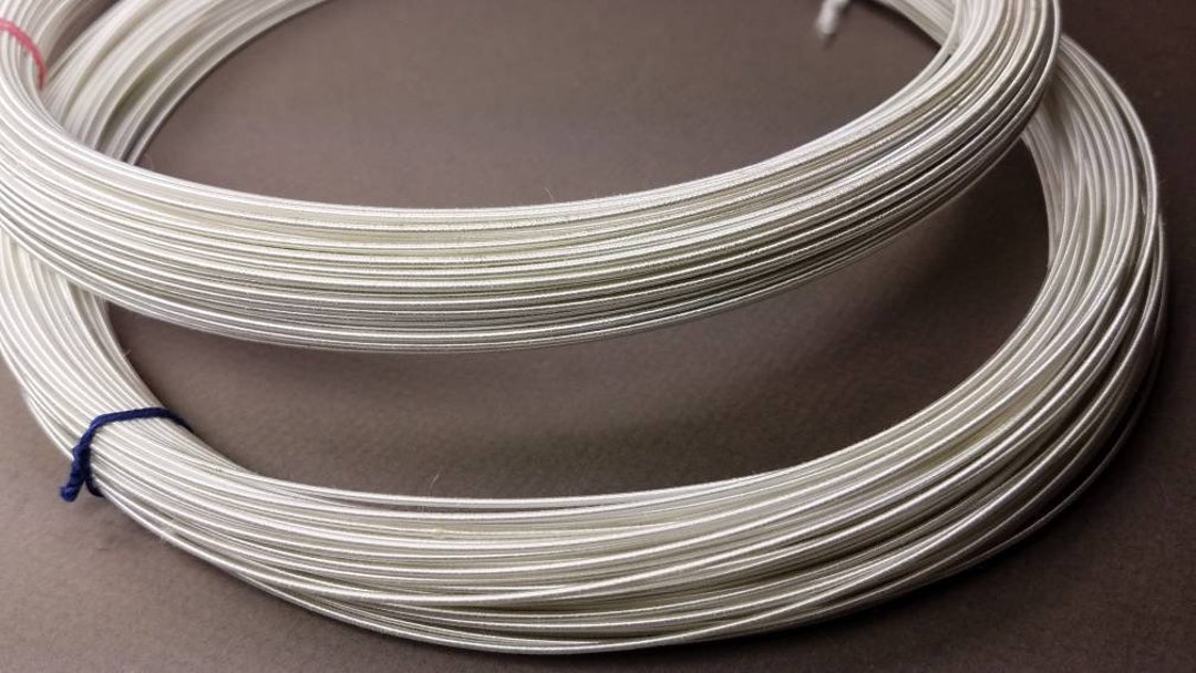 23 Gauge White Rayon Millinery Wire, 30 Yard Coil, Hat Making Wire ...