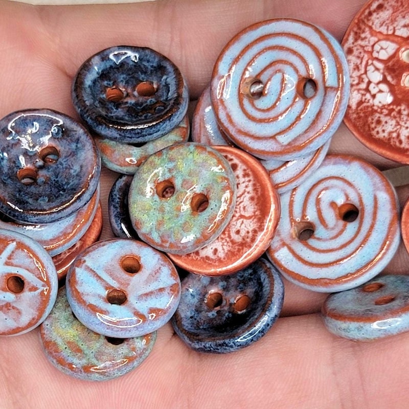 Mixed Ceramic Buttons - Etsy
