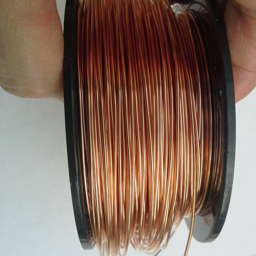 10ga Round Copper Wire, 3 Feet, DS, Bare 110 USA Wire, Thick and Heavy ...