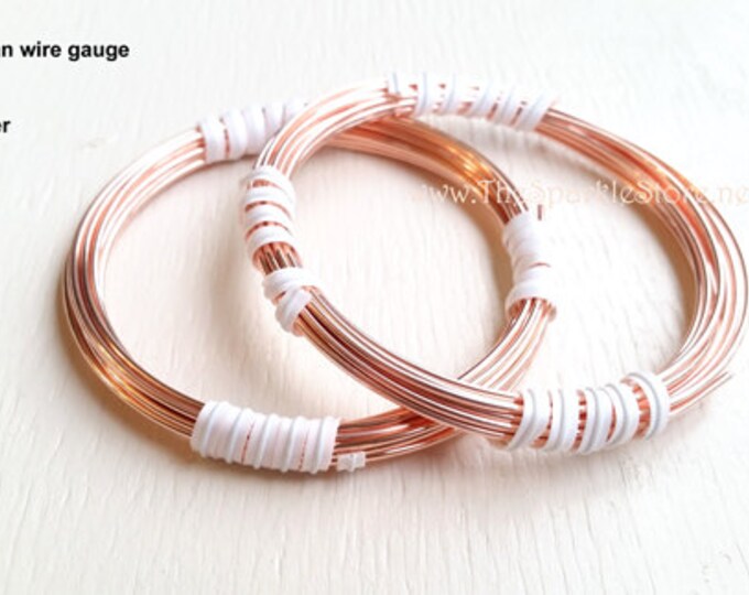 16ga Copper Wire, 10 Feet, Round Wire USA #110 Copper, Bare Metal, Dead ...