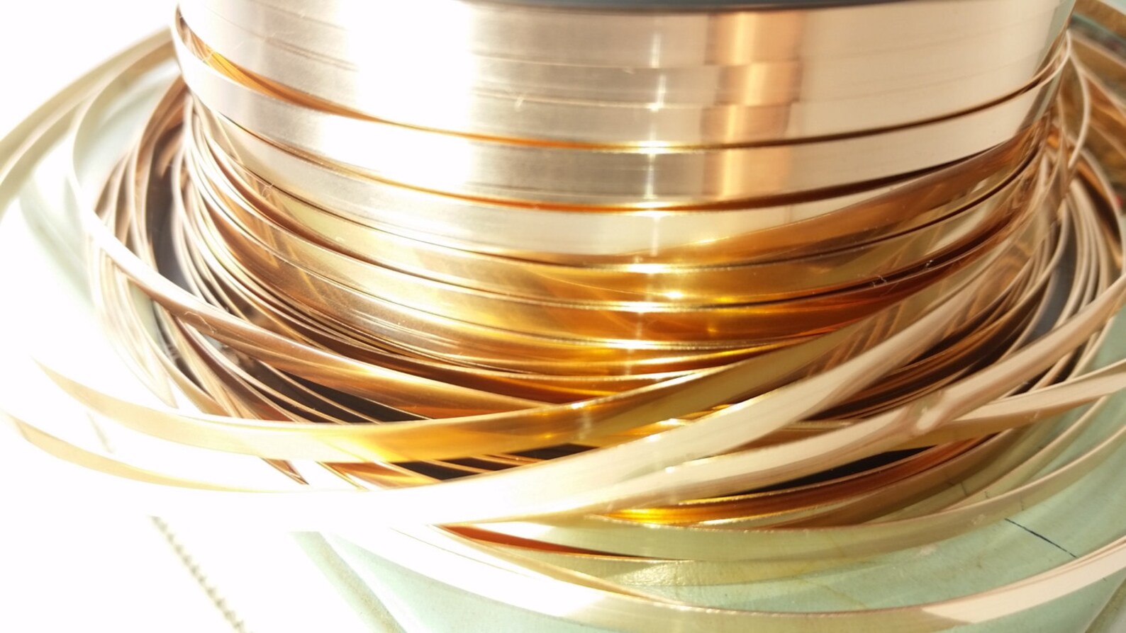 28ga Bronze Bezel Strip 3/16 Wide, Dead Soft, Bronze Strip, Flat Bronze ...