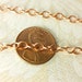Solid Copper Chain, Cable Style, Raw Metal, Link Size 3.8mm X 5mm ...