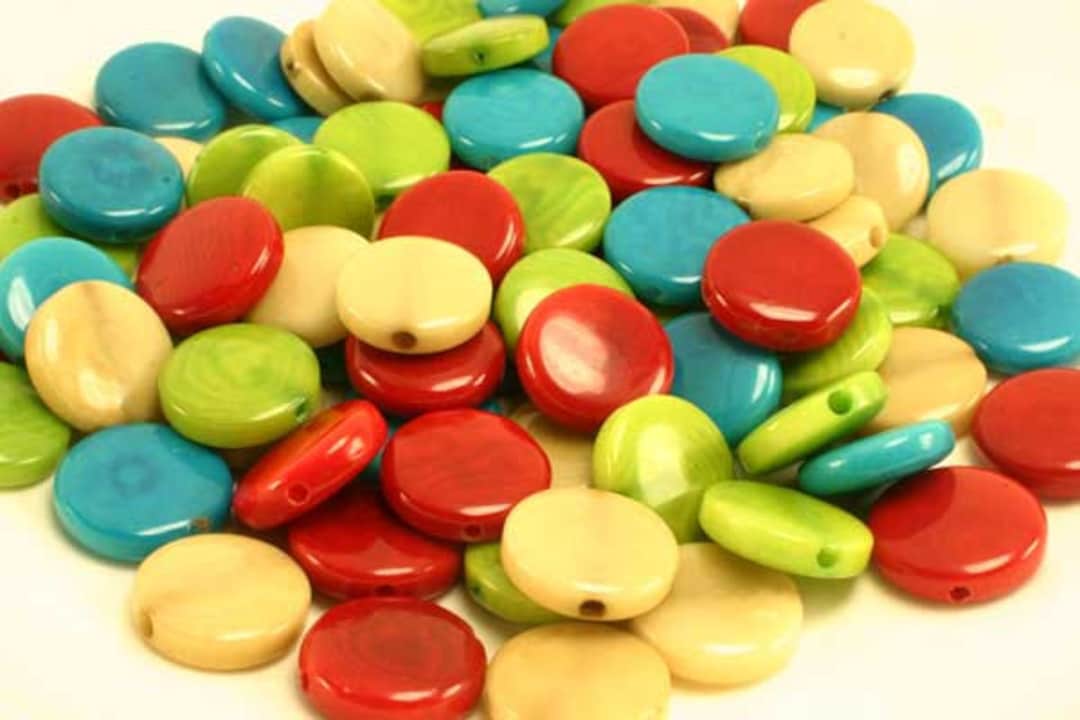 Tagua Beads 12mm X 4mm Vegetable Ivory, Eco-friendly & Sustainable ...