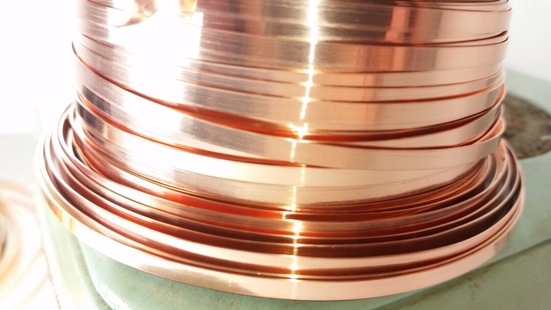 26ga Copper Bezel Strip - 1/8" Wide - Dead Soft, Copper Metal Strips ...