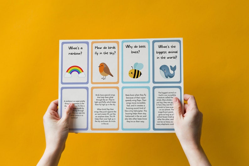 Curious Kids' Question Cards, Conversation Starters, Fun Family Games ...