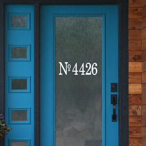 Vinyl House Numbers, Front Door Address Decal, Street Address Decal - Etsy