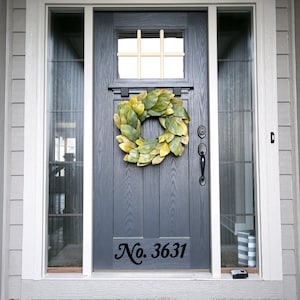 Vinyl House Numbers, Front Door Address Decal, Street Address Decal - Etsy