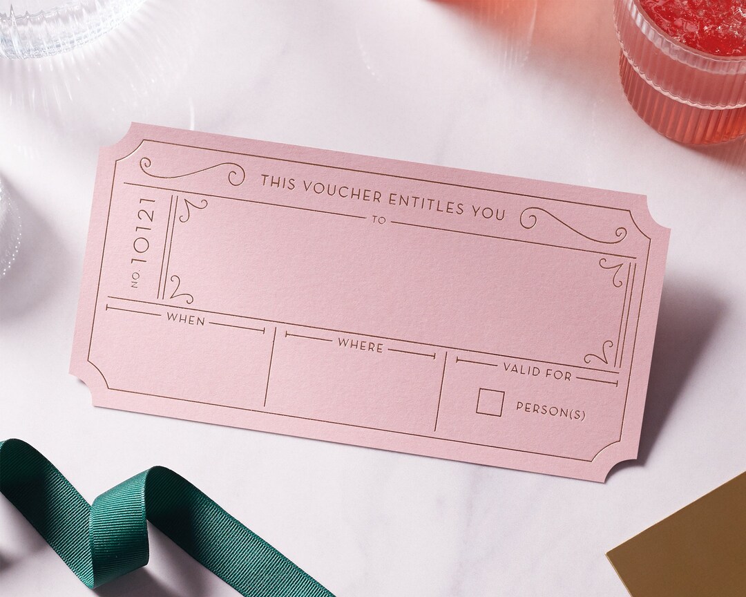 3 X Blank Golden Tickets, Gift Voucher, Personalised Event Ticket ...