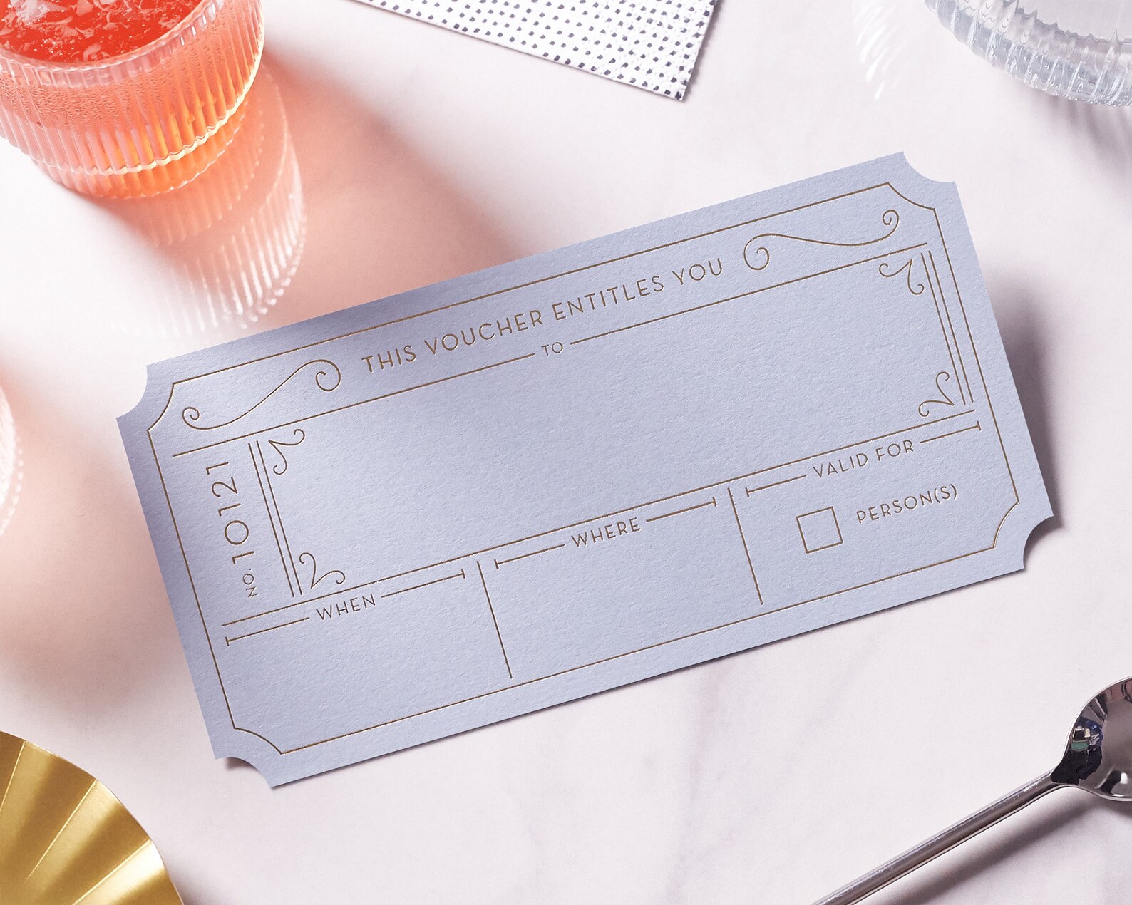 3 X Blank Golden Tickets, Gift Voucher, Personalised Event Ticket ...