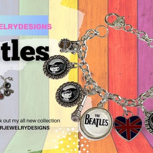 Beatles Tribute Bracelet Handmade Artisan With Pendants - Etsy