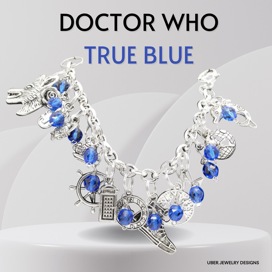 Dr Who True Blue Inspired Bracelet Artisan Made - Etsy