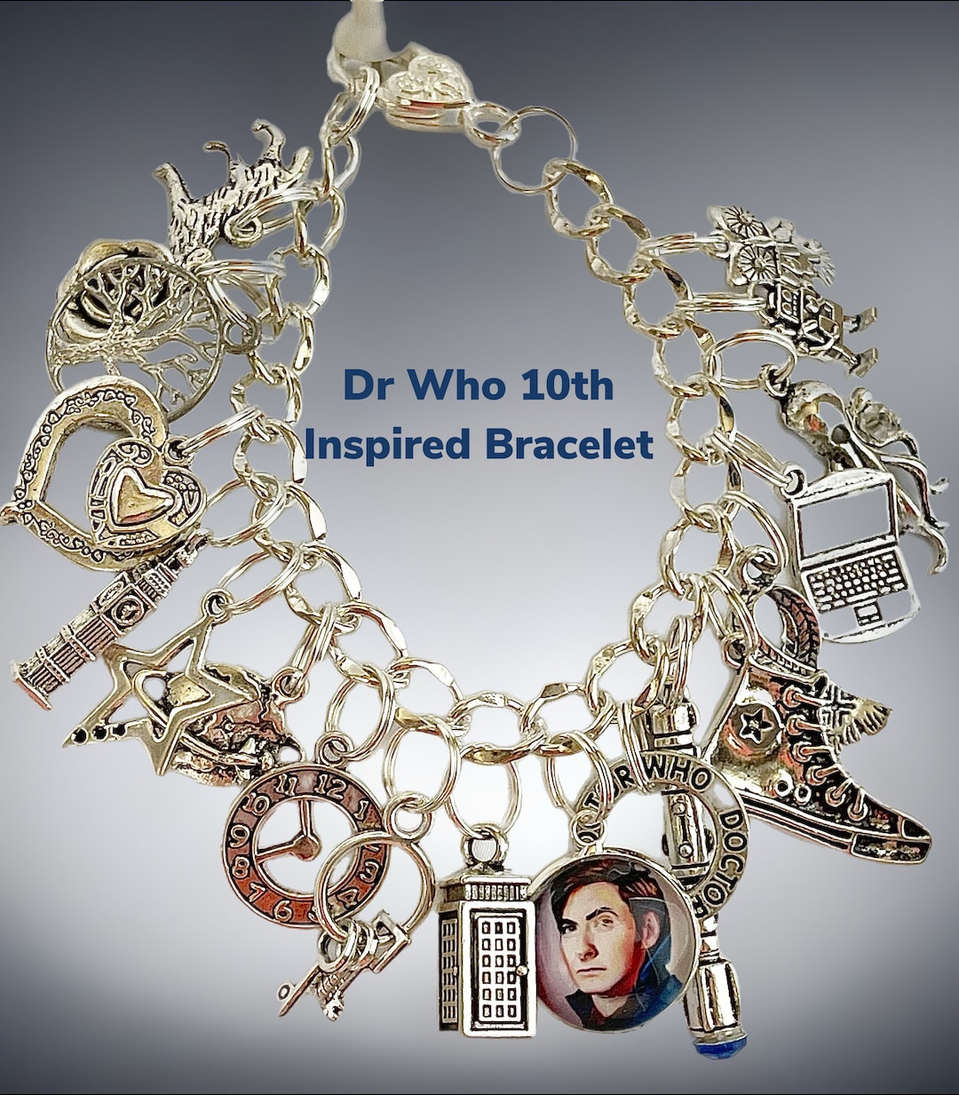 Dr Who Tenth Doctor Inspired Artisan Made Bracelet - Etsy