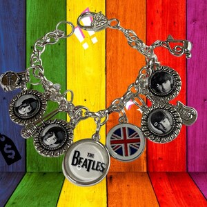 Beatles Tribute Bracelet Handmade Artisan With Pendants - Etsy