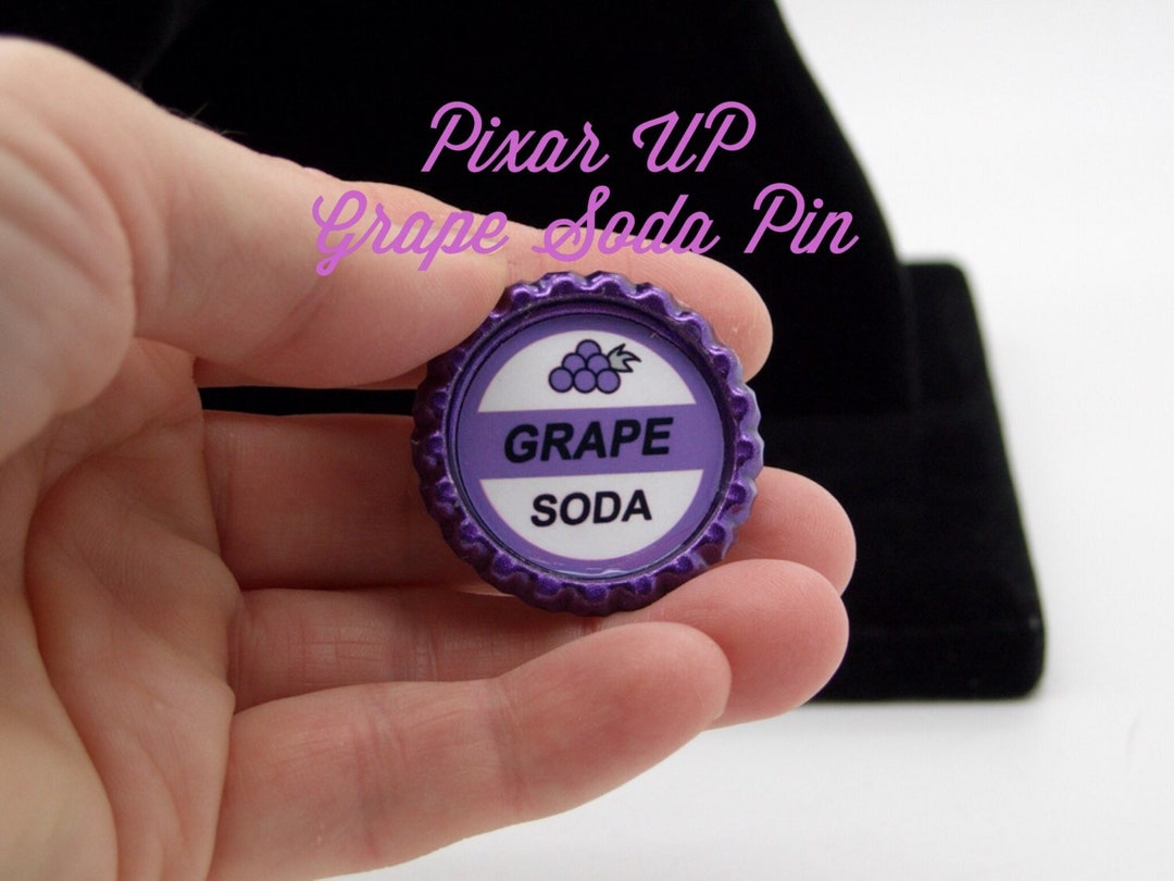 Grape Soda Inspired Bottle Pin Rose Gold Backing - Etsy