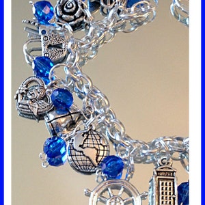 Dr Who True Blue Inspired Bracelet Artisan Made - Etsy