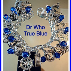 Dr Who True Blue Inspired Bracelet Artisan Made - Etsy