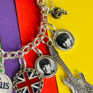 Beatles Tribute Bracelet Handmade Artisan With Pendants - Etsy