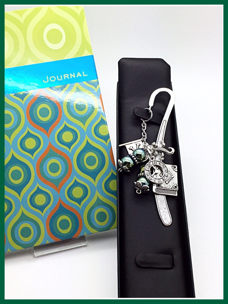 Once Upon a Time Hook Inspired Bookmark With Free Journal | Etsy