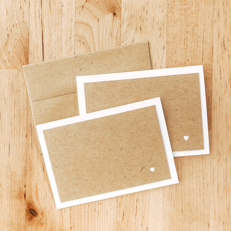 Blank Notecards Pack of 8 Small Stationery - Etsy