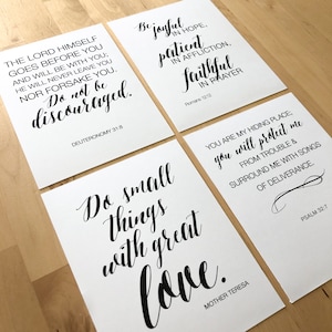 Scripture Cards Year Pack 52 Cards, Weekly Bible Verses, Desk ...
