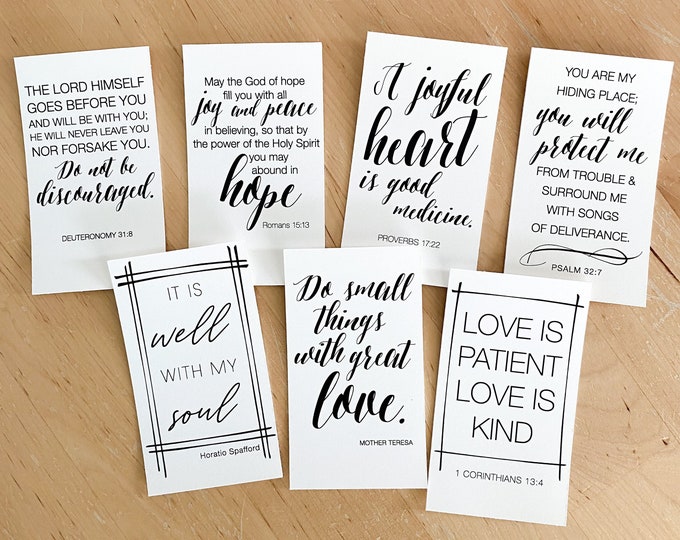 Printable Scripture Cards - Bible Verse Coloring, Blank Note Cards ...