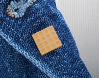 Waffle Pin - Etsy