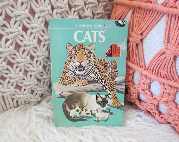 Cats Golden Guide Book Vintage Cat Handbook - Etsy