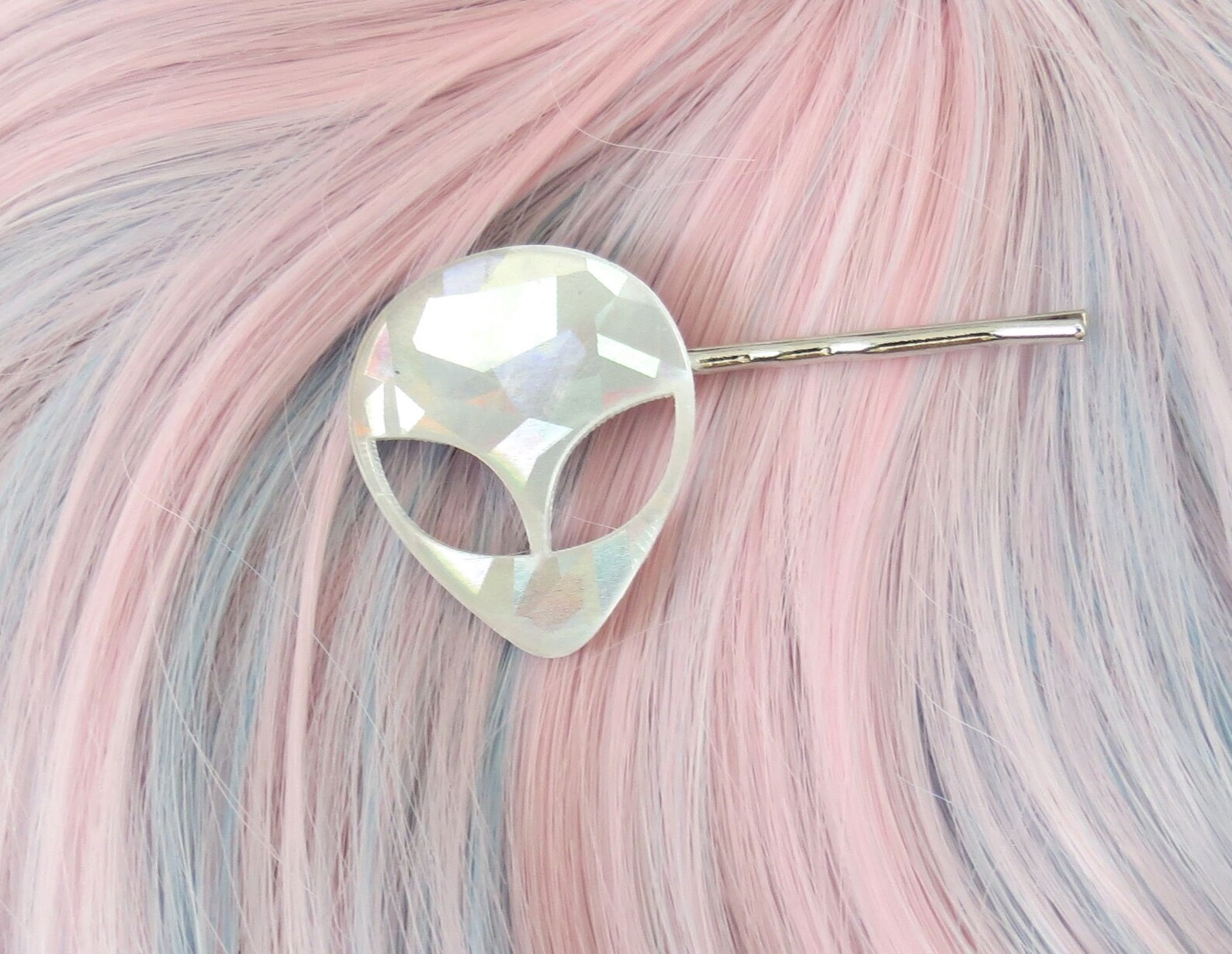 Alien Hair Clips Holographic Bobby Pins - Etsy