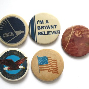 Vintage Pinback Buttons Misc. Novelty Pins You Choose Genuine Vintage ...