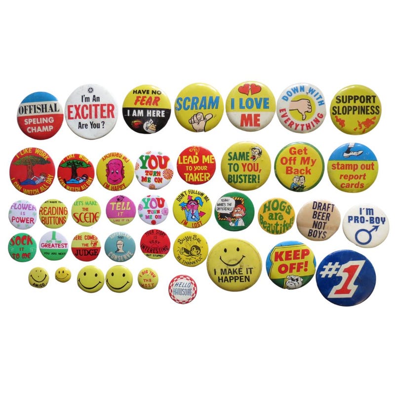 Funny Pinback Button - Etsy