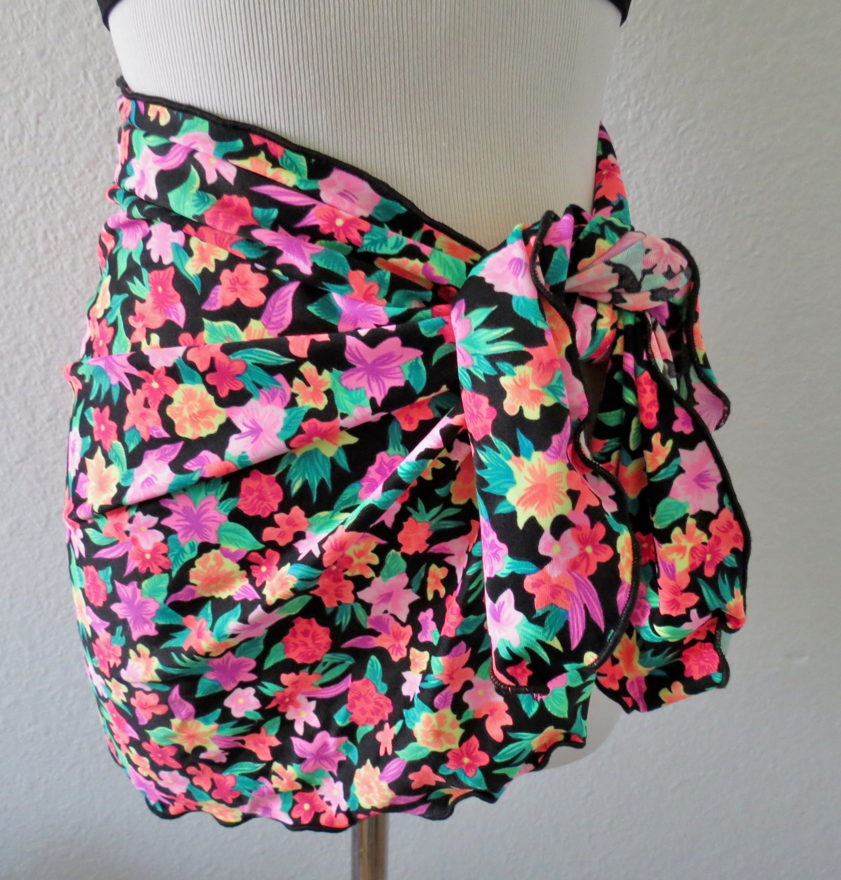 Vintage Swim Skirt - Wrap Sarong Cover up - Victoria's Secret Swimwear ...