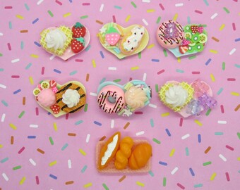 Food Hair Clips | Etsy