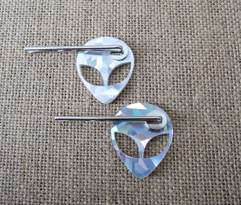 Alien Hair Clips Holographic Bobby Pins Set | Etsy