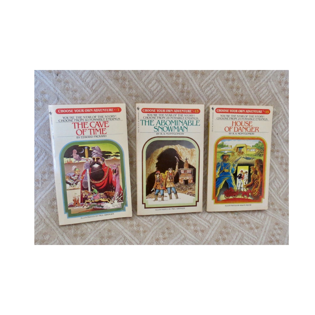 Choose Your Own Adventure Book Original Vintage Paperback Series 80s ...