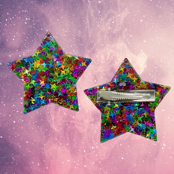 Star Hair Clips - Etsy