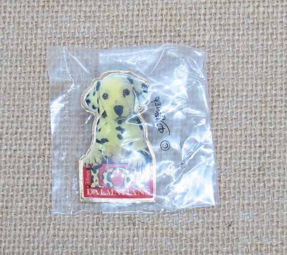 Vintage 101 Dalmatians Pin Hard Enamel Disney Brooch - Gem