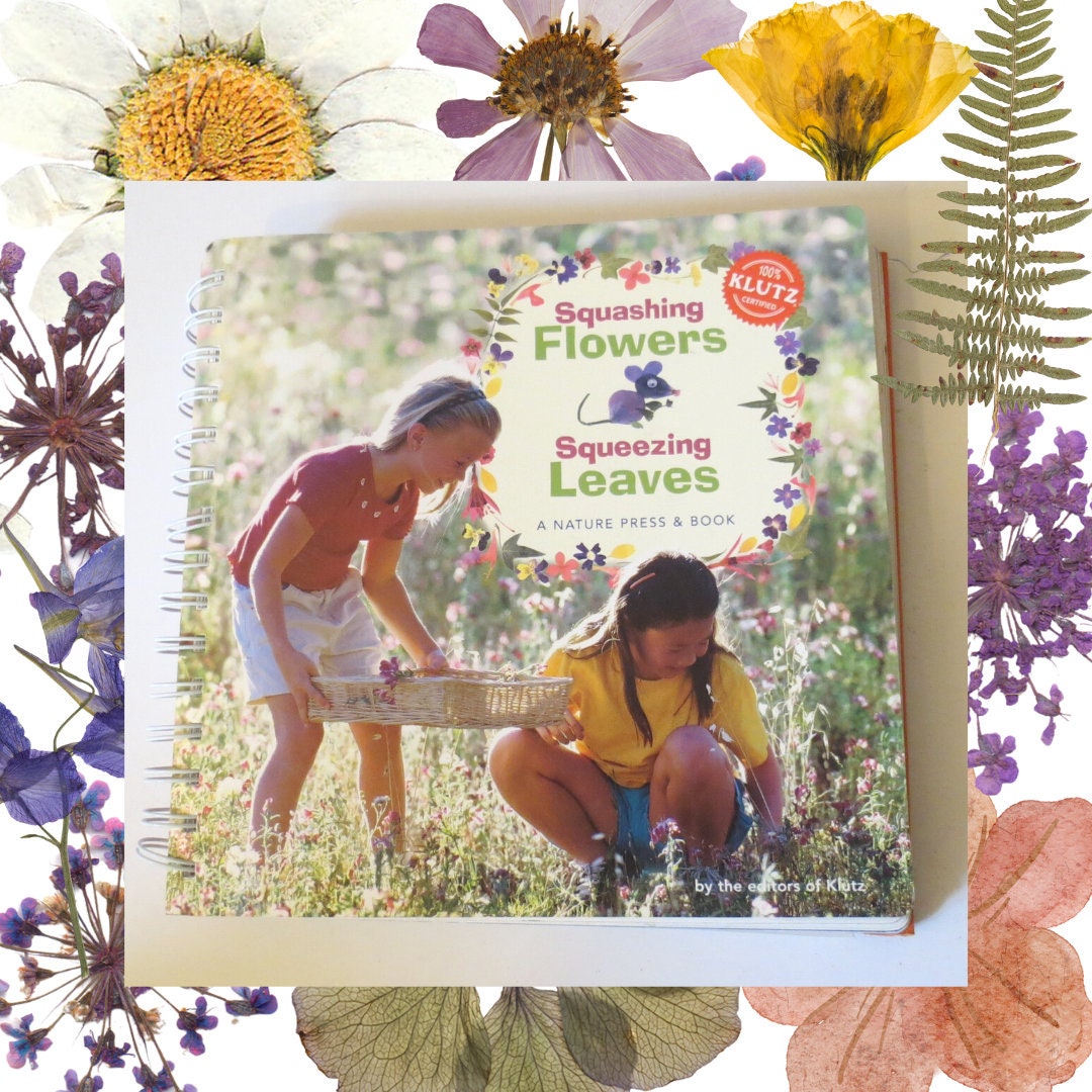 Klutz Press - Pressed Flower Book - Craft Guide - Squashing Flowers ...