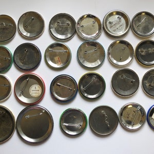 Vintage Pinback Buttons Misc. Novelty Pins You Choose Genuine Vintage ...