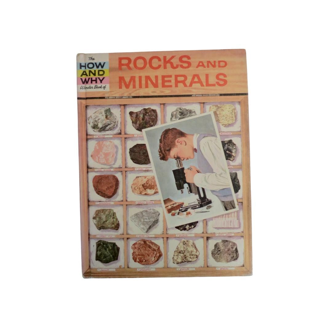 Rocks and Minerals - How and Why Wonder Book - 1960 Hardcover - Etsy