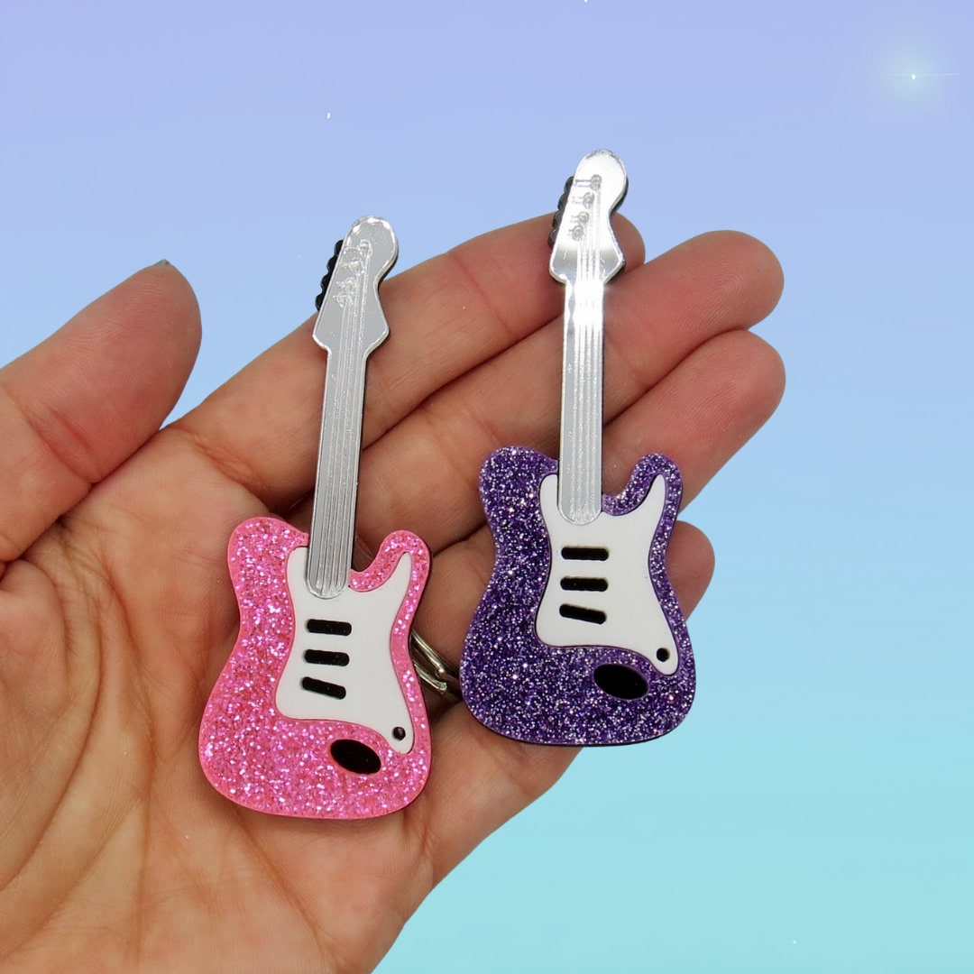 Guitar Hair Clips - Electric Guitars Barrettes - Etsy