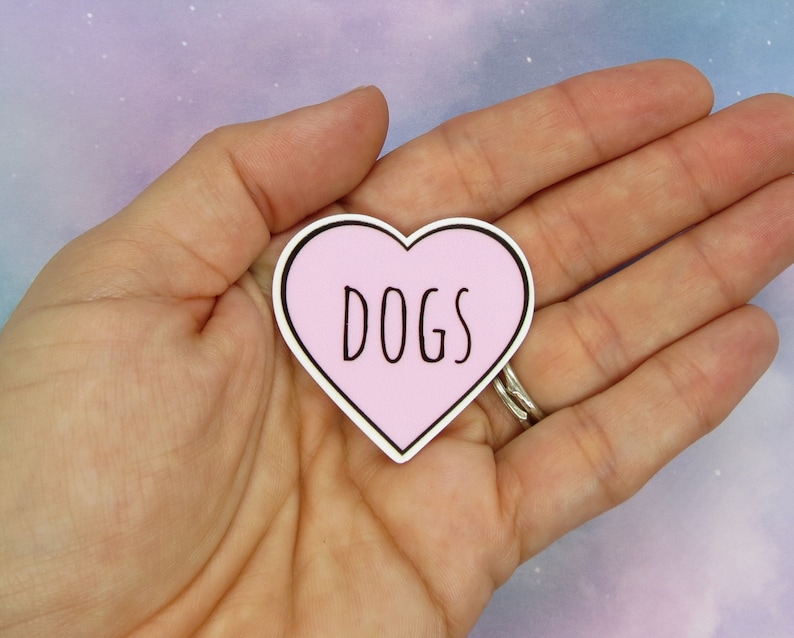 Dogs Pin Dog Lover Resin Button Badge - Etsy
