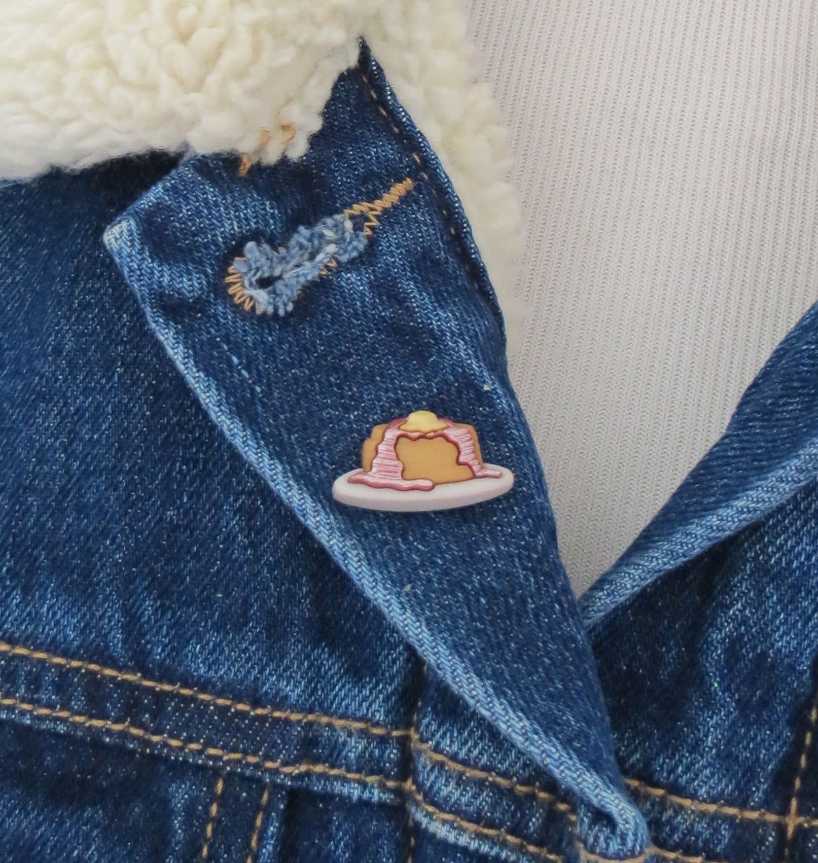 Pancake Pin Cute Food Brunch Pins | Etsy