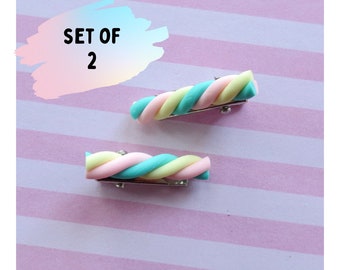 Candy Hair Clips | Etsy