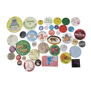 Vintage Pinback Button - 60s 70s 80s 90s Groovy Humor Themes - Misc ...