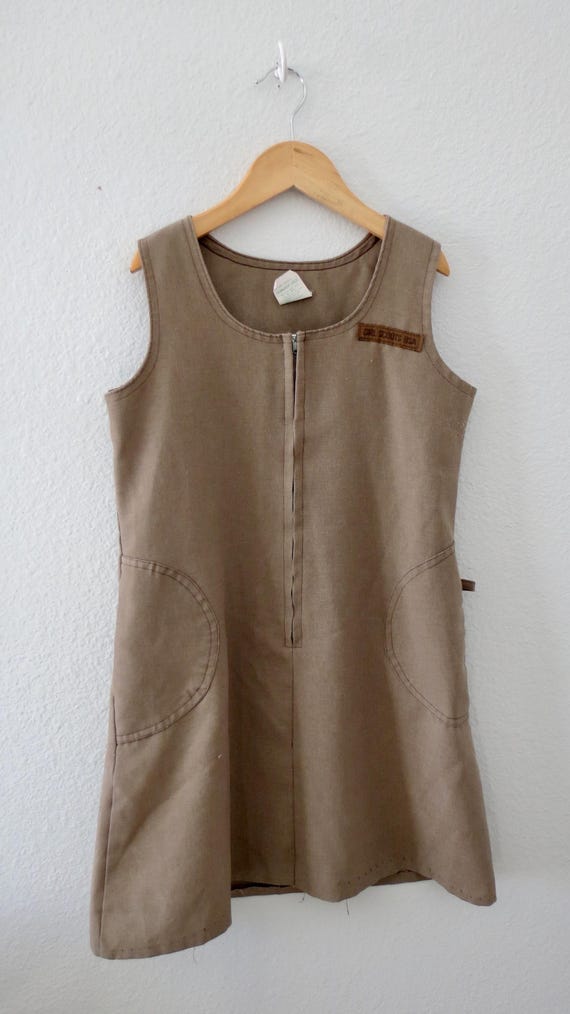Vintage Girl Scout Uniform - Brownie Scouts Brown Dre… - Gem
